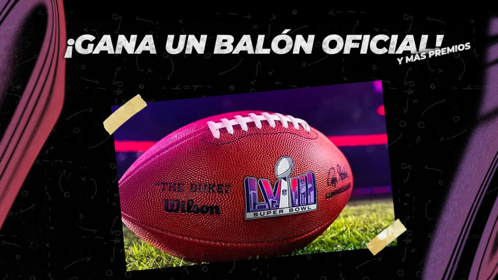 Gana el balón oficial del Super Bowl 58 y más premios