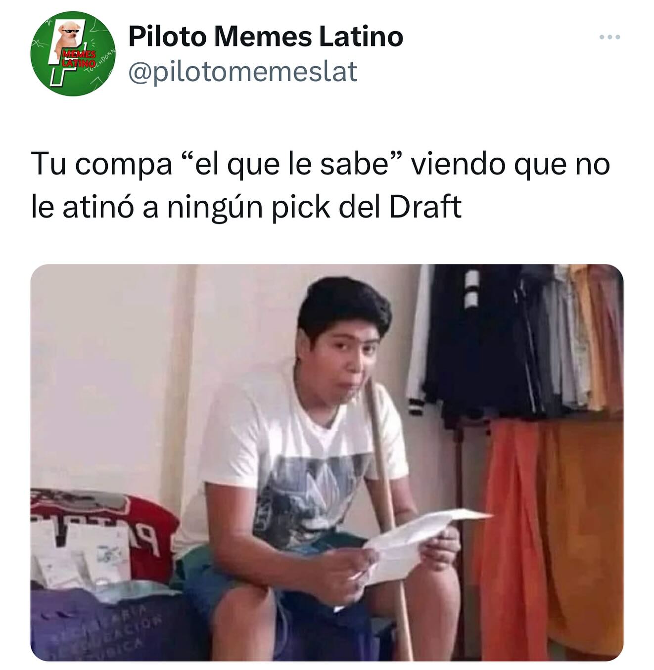 Los mejores Memes del Draft NFL 2024 - Día 1