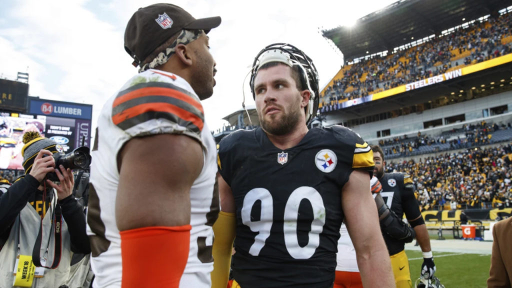 Myles Garrett le mandó mensaje a T.J. Watt: “Yo soy el número uno”
