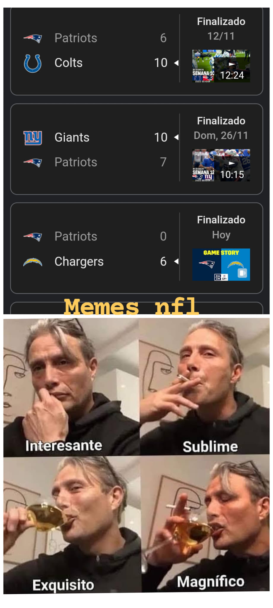 Los mejores memes NFL de la Semana 13 - Temporada 2023