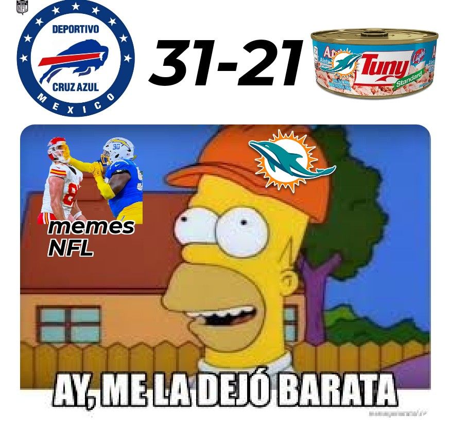 Los mejores Memes NFL del Dolphins vs Bills – Semana 3, 2025