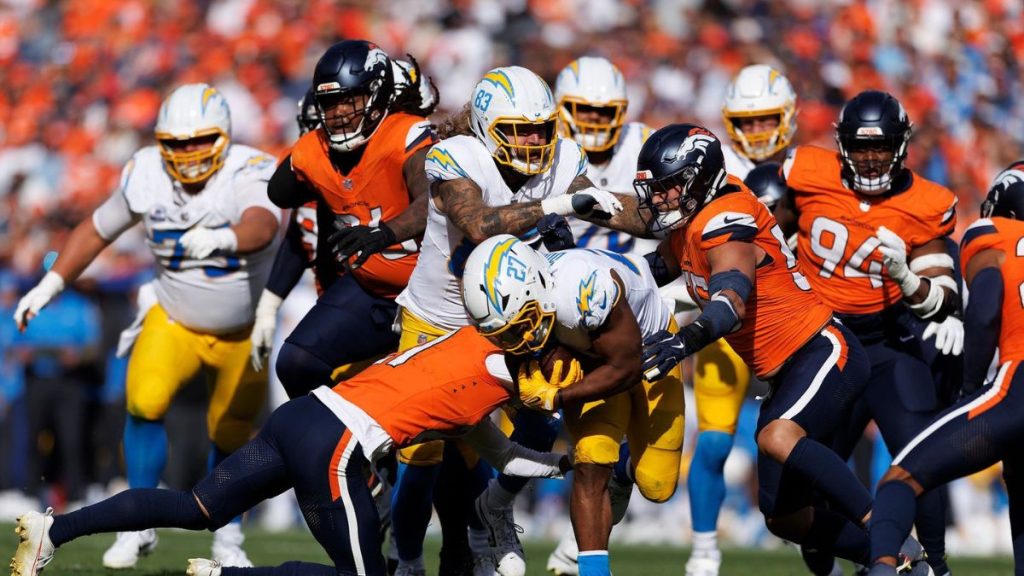 Broncos vs Chargers: Donde y como ver el partido de la Semana 3 en la NFL 2025